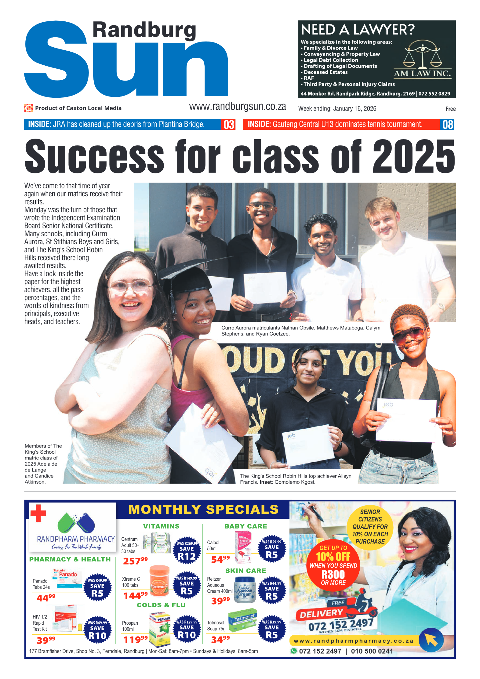 Randburg Sun 16 January 2026 | Randburg Sun